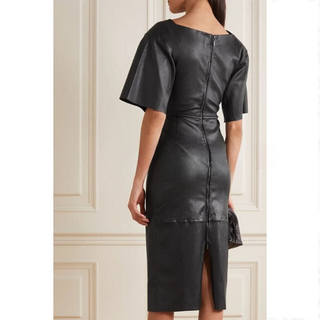 Shop Custom-made Leather Dresses for Women | Free Shipping - Zafy Leather