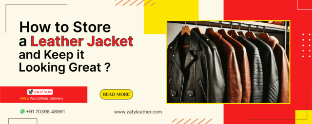 How to Store a Leather Jacket and Keep it Looking Great ? - Zafy Leather
